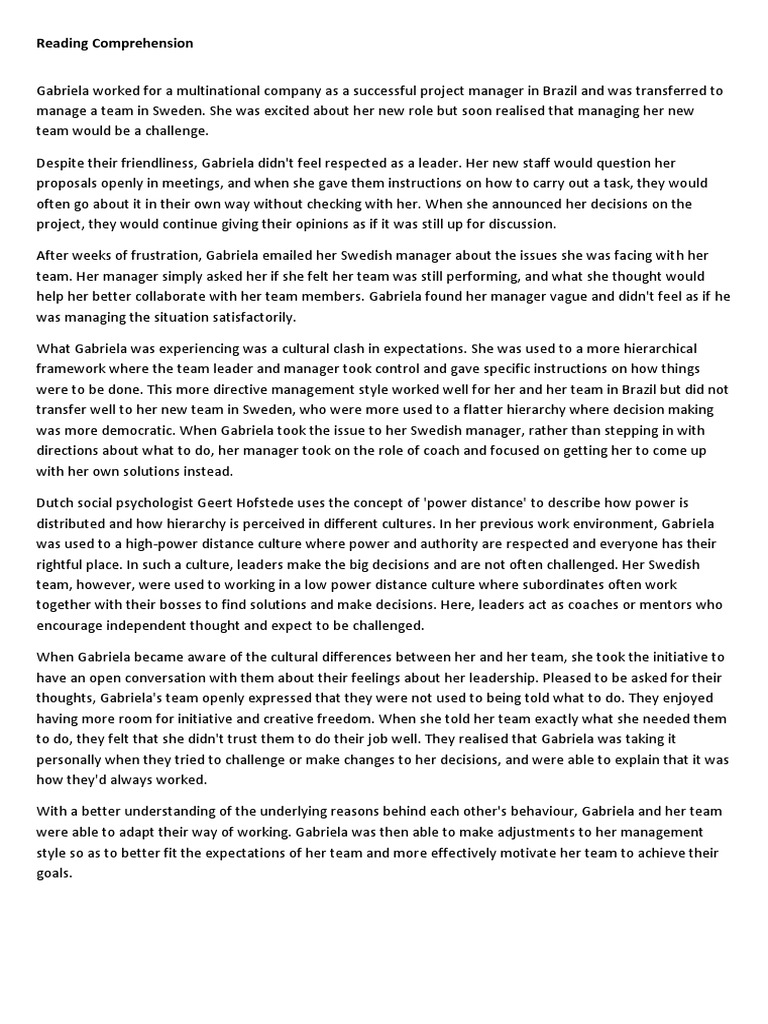 Reading Comprehension | PDF | Cognition | Psychology