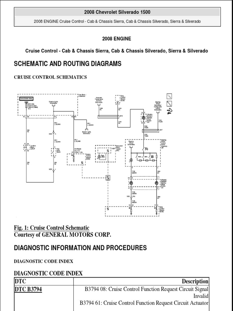 Silverado 2008 - Cruise Control | PDF | Chevrolet Silverado | Switch