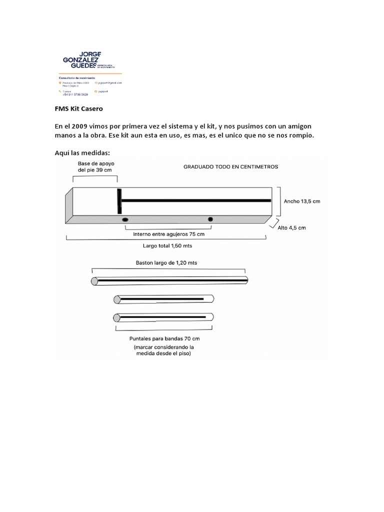 FMS Kit Casero | PDF
