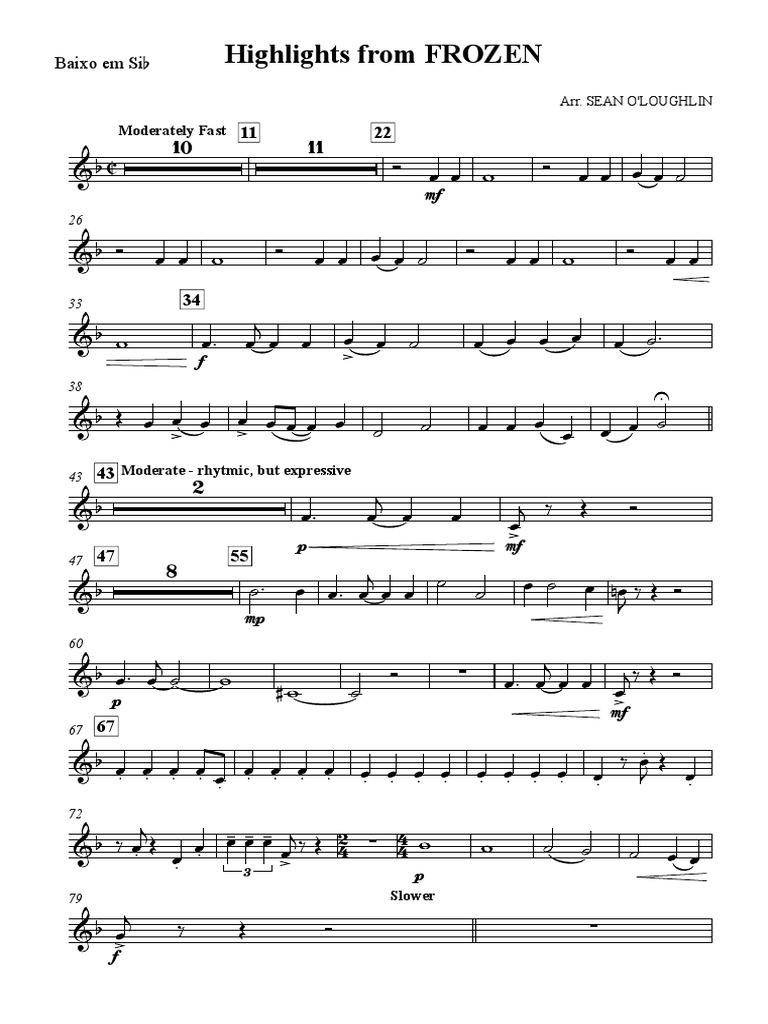 Tuba Sib Frozen Clave Sol | PDF