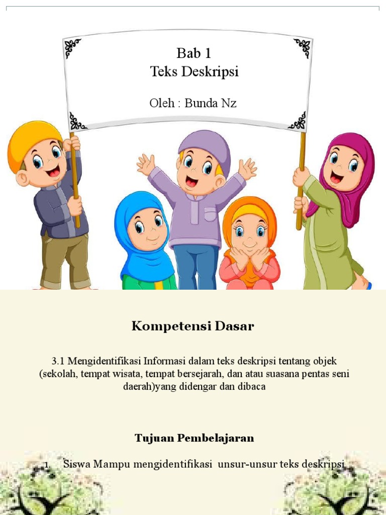 Power Point Bab 1 Teks Deskripsi 3.1 | PDF