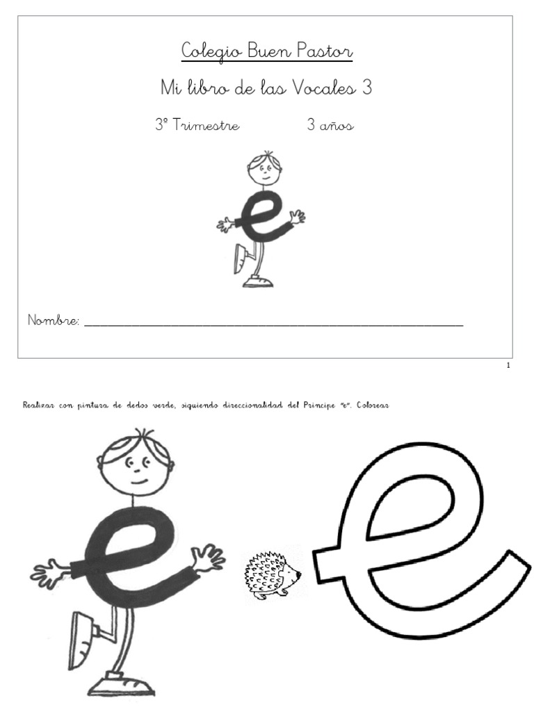 Mi Librito de Las Vocales 3 | PDF