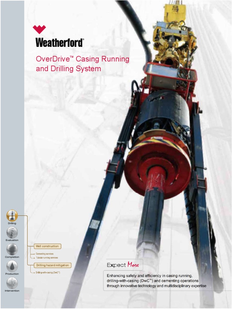 Overdrive Casing Running and Drilling System: Expect | PDF | Drilling ...