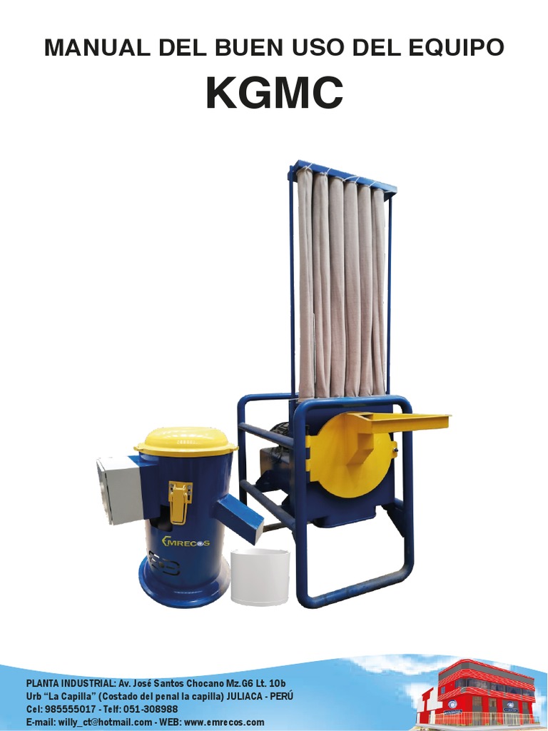 Manual Del Equipo KGMC | PDF | Ingenieria Eléctrica | Tornillo