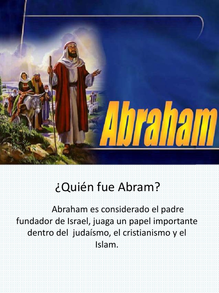 Abraham | PDF | Abrahán | Sarah