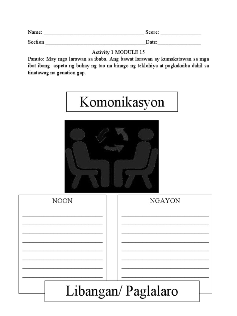 Esp 8 Activity Module 15 | PDF