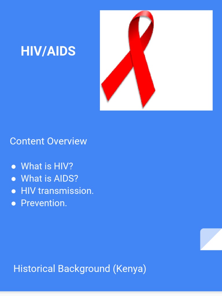 HIV - AIDS Presentation | PDF | Hiv/Aids | Hiv