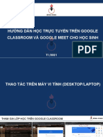 Hướng dẫn sử dụng GG Classroom | PDF