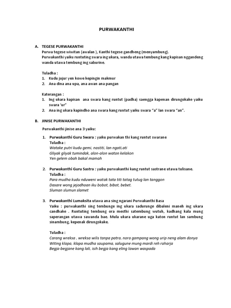 PURWAKANTHI PDF FIX | PDF