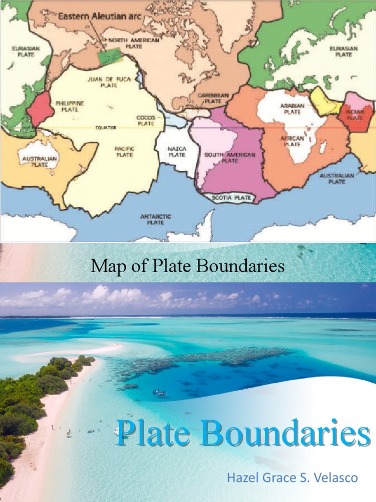 Map of Plate Boundaries | PDF | Plate Tectonics | Fault (Geology)