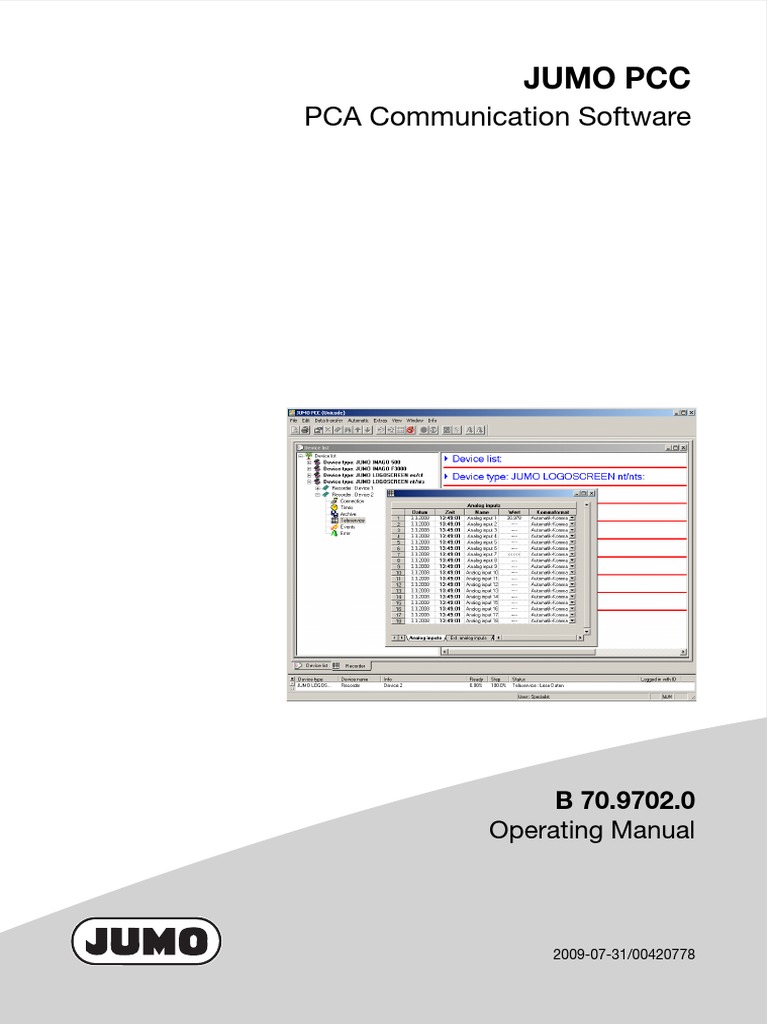 JUMO PCA Communication Software - PCC | PDF | Internet Protocol Suite | Port (Computer Networking)
