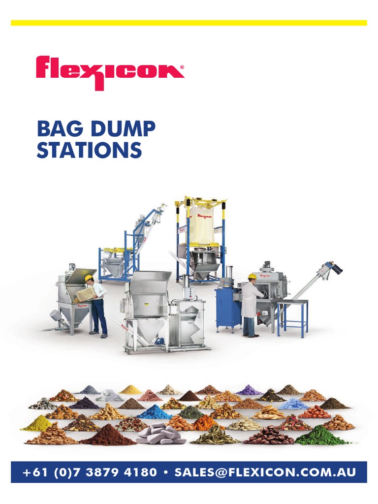 HH-1096G A4 Flexicon Bag-Dumper | PDF | Mechanical Engineering ...