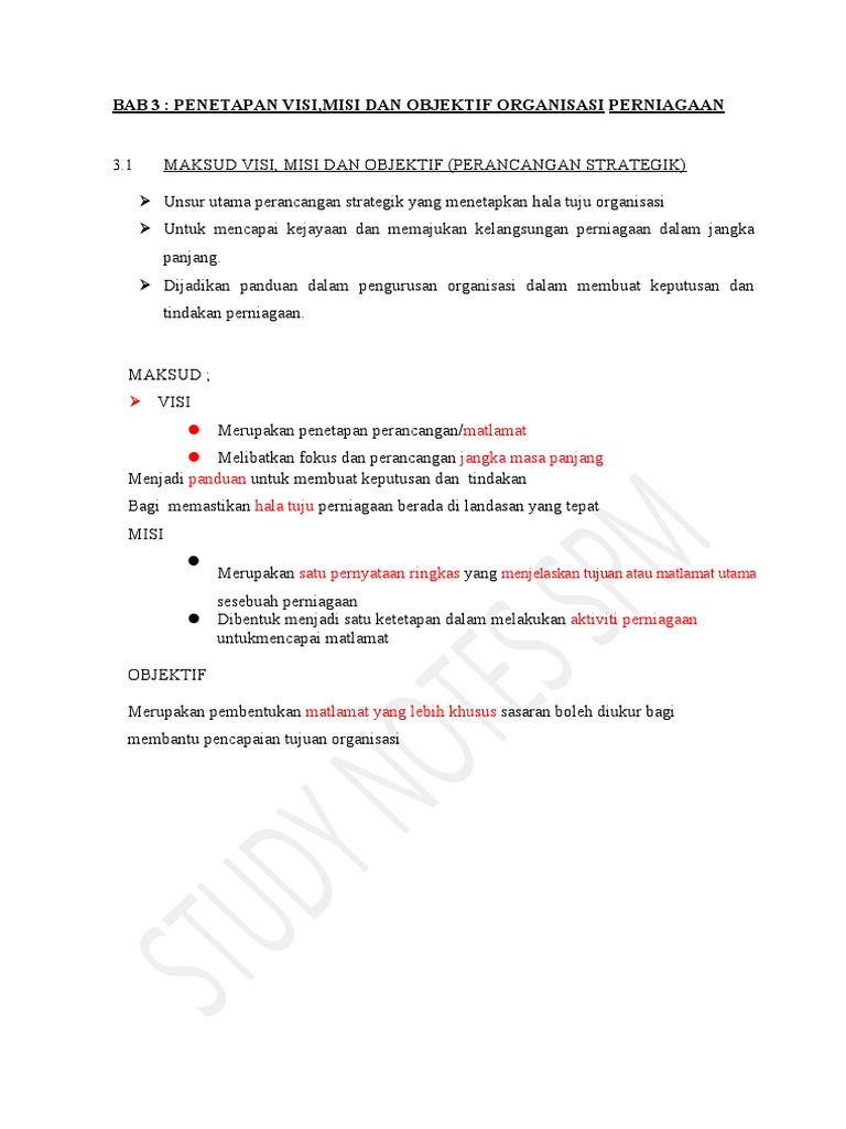 Nota PDPR Bab 3 Ting 4 Vmo | PDF