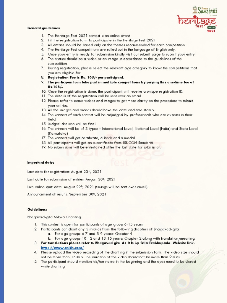 Heritage: ST RD TH TH TH ST RD TH TH TH ST RD TH TH TH | PDF | Bhagavad ...