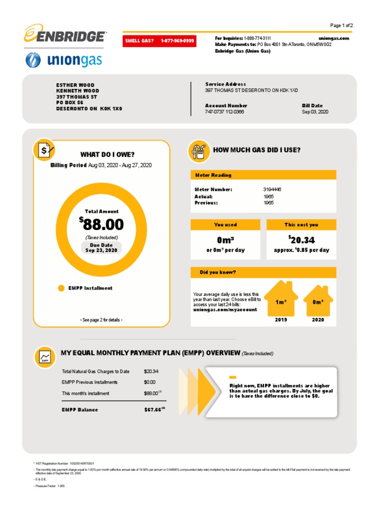 Enbridge PDF | PDF | Government Finances | Taxes