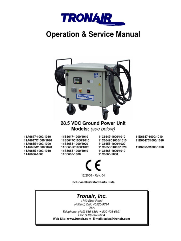 Tronair Rectificadores 28.5VDC PN 11A6647-1000-1010 | PDF | Rectifier ...