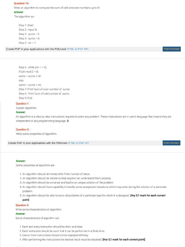 Algorithm Exercise | PDF