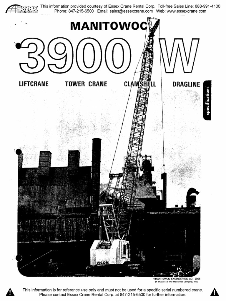 Manitowoc 3900W Catalogue | PDF | Clutch | Automatic Transmission