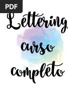 Guía Lettering Iniciación PDF | PDF