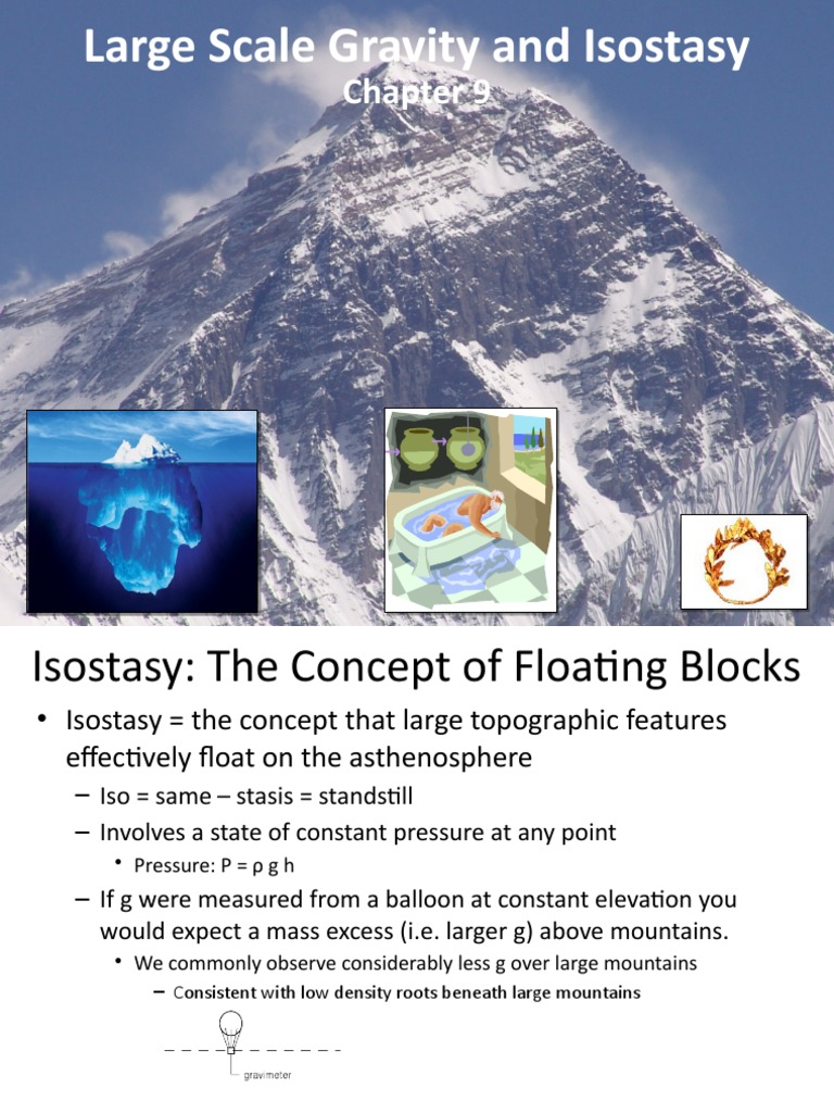9 Isostasy | PDF | Buoyancy | Tectonics
