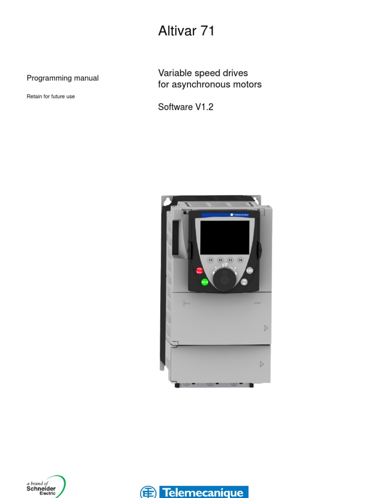 Altivar 71 Manual | PDF | Menu (Computing) | Computer Terminal