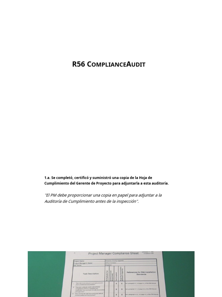 Auditoría de Cumplimiento R56 Motorola | PDF | Cobre | Soldadura