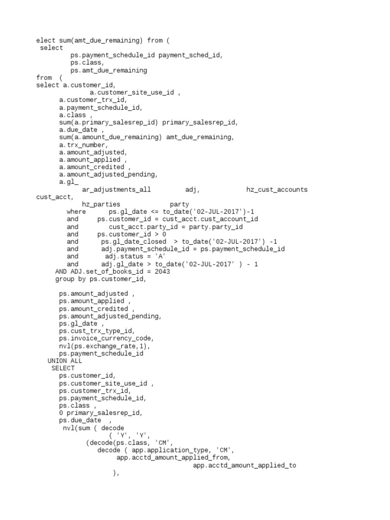 Analysis of Accounts Receivable Transactions and Balances as of July 2 ...