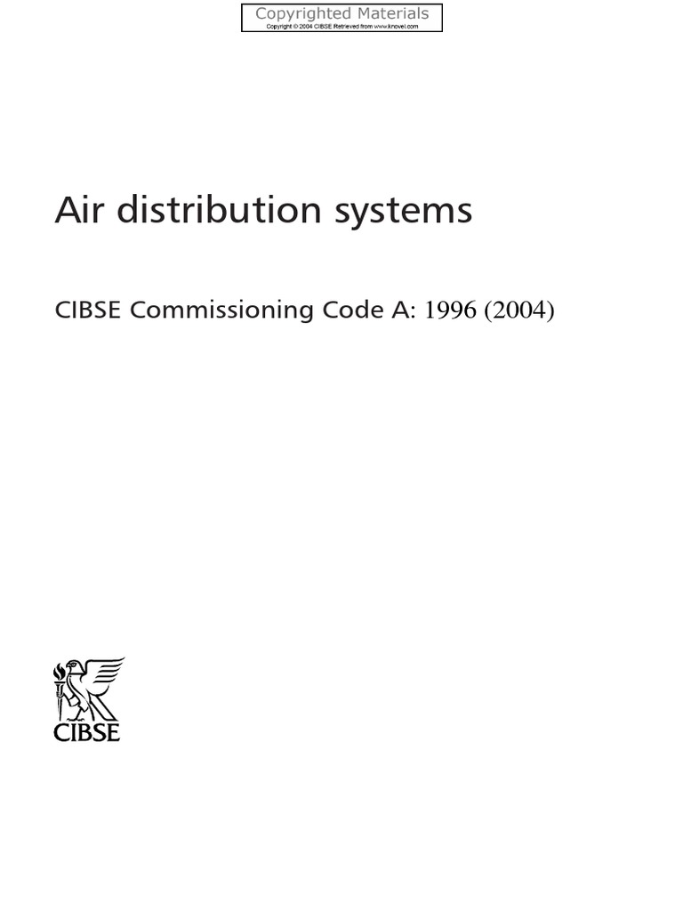 Air Distribution Systems: CIBSE Commissioning Code A | PDF | Duct (Flow ...
