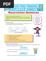 Reacciones Químicas para Sexto Grado de Primaria | PDF | Reacciones ...