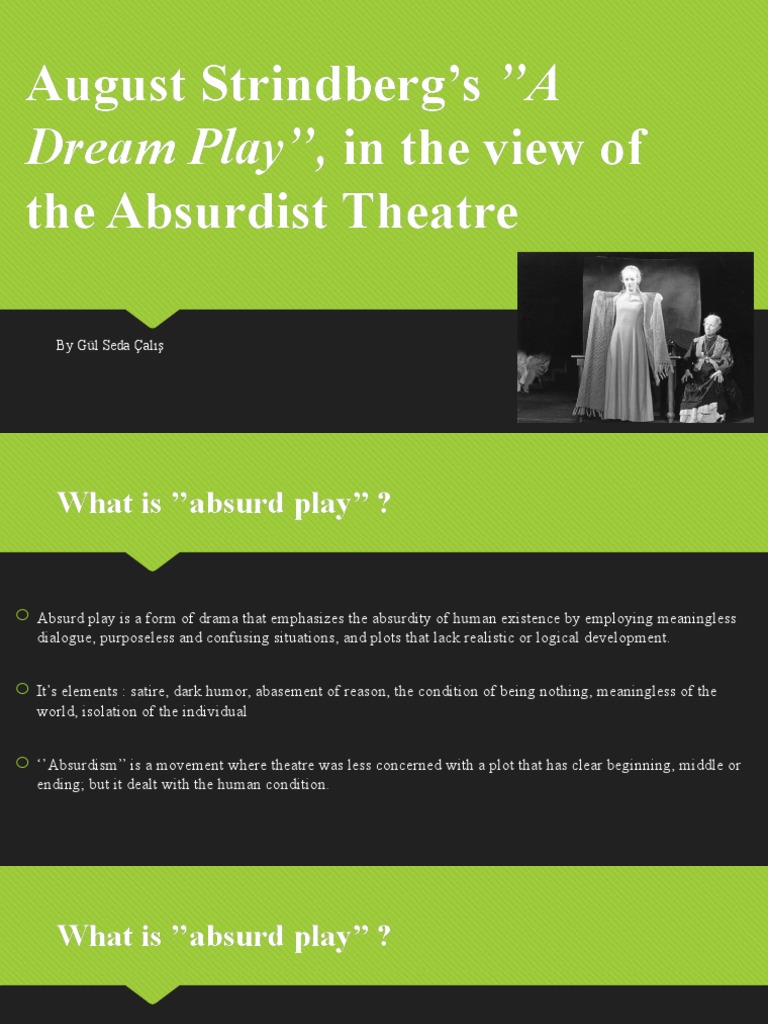 August Strindberg's ''A Dream Play'', in | PDF