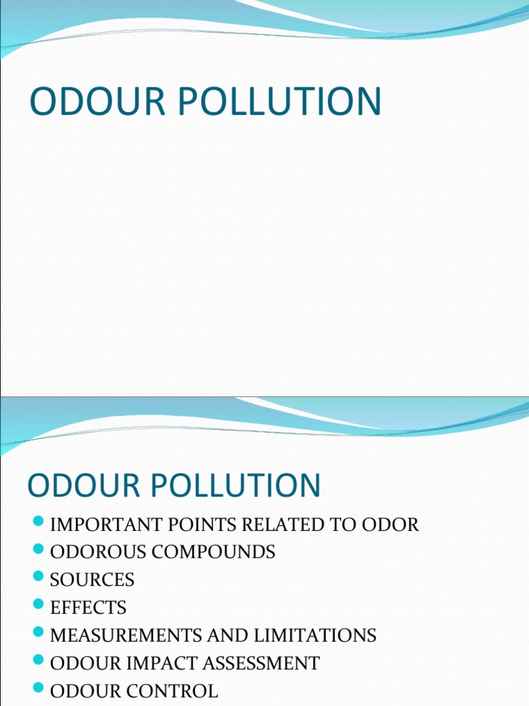 Odour Pollution | PDF | Odor | Air Pollution