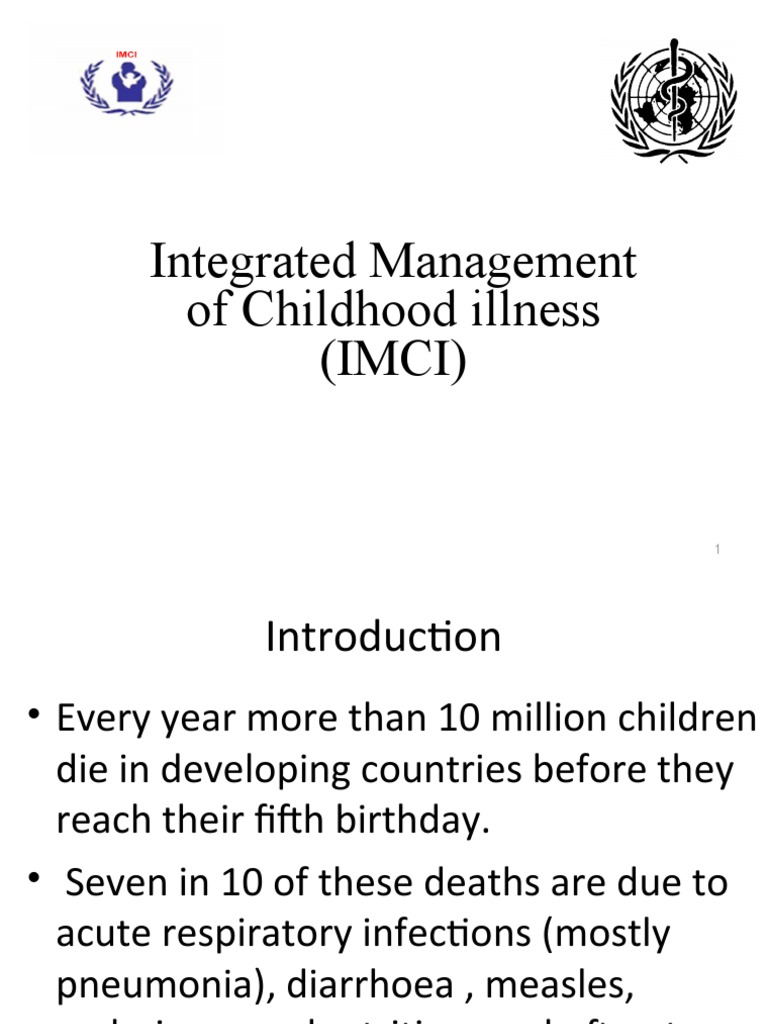 Integrated Management of Childhood Illness (IMCI) | PDF | Pneumonia ...