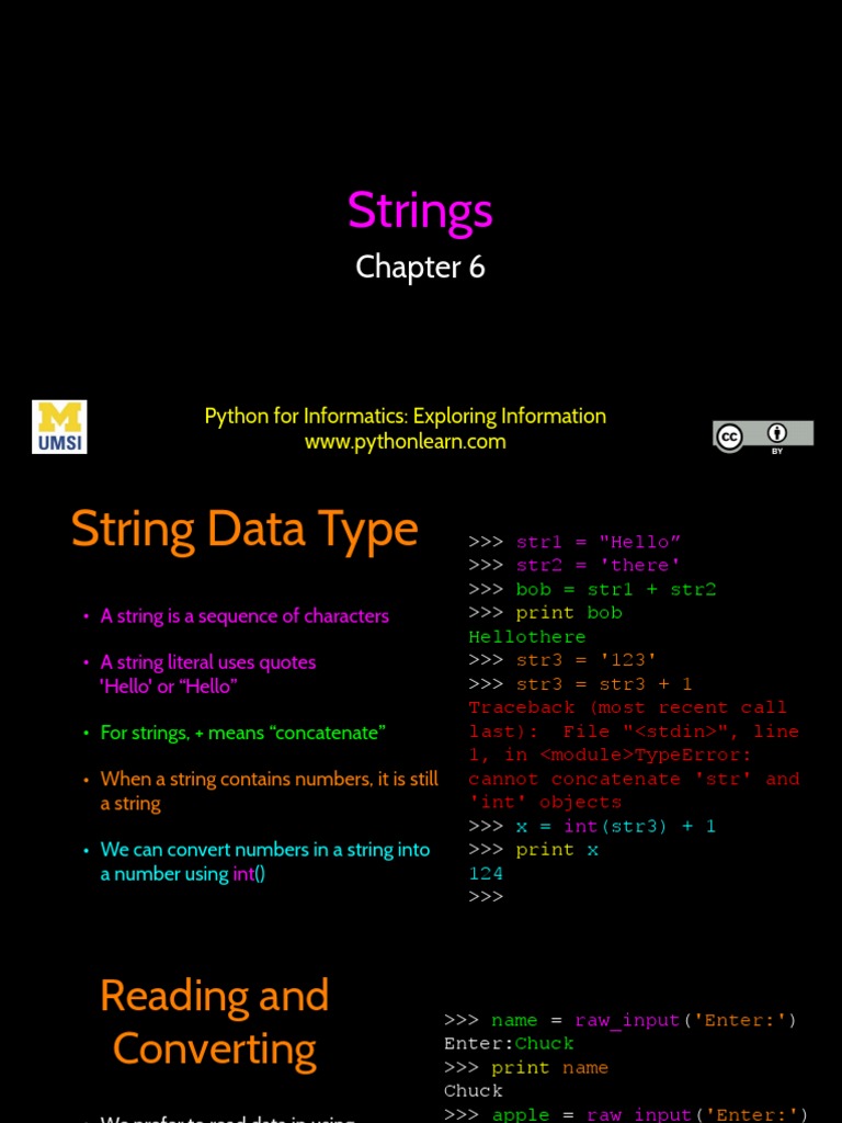 PT BR Py4Inf 06 Strings To Be Translated | PDF | String (Computer Science) | Control Flow