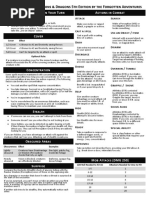 D&D 5e Combat Cheat Sheet | PDF | Dice | Tabletop Games