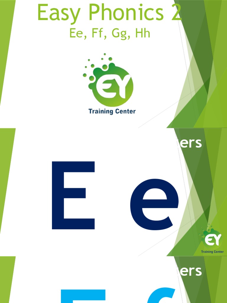 Easy Phonics: Letters E, F, G, H | PDF