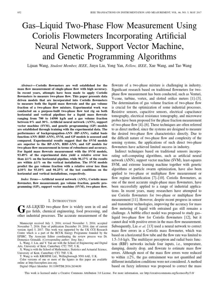 Gas-Liquid Two-Phase Flow Measurement Using Coriolis Flowmeters Incorporating Artificial Neural ...