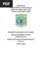 Proposal Rehab Ruang Kelas SD 2025 | PDF