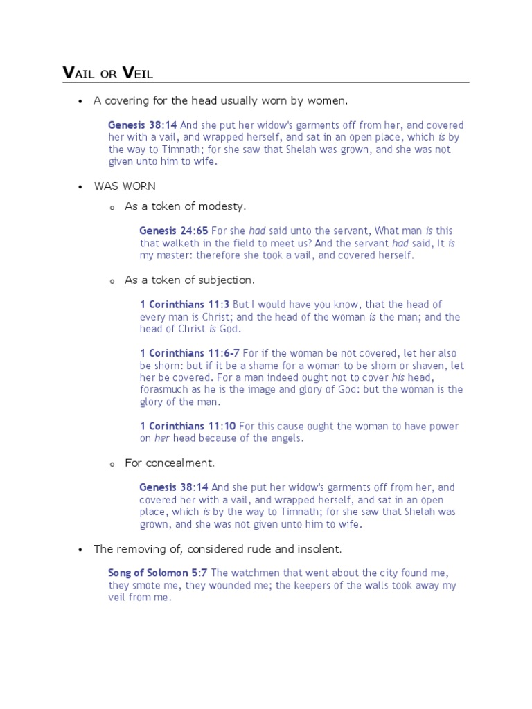 Veil in Bible | PDF | Veil | Torah