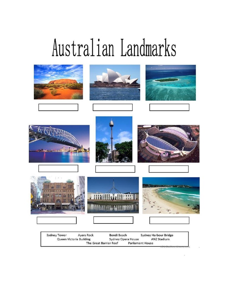 Australian Landmarks | PDF