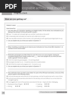 CA Post Fto Dor-Narrative-Numeric | PDF | Communication | Cognition