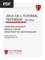 Stanford Anesthesia - CA1 Tutorial Book PDF | PDF | Anesthesia ...