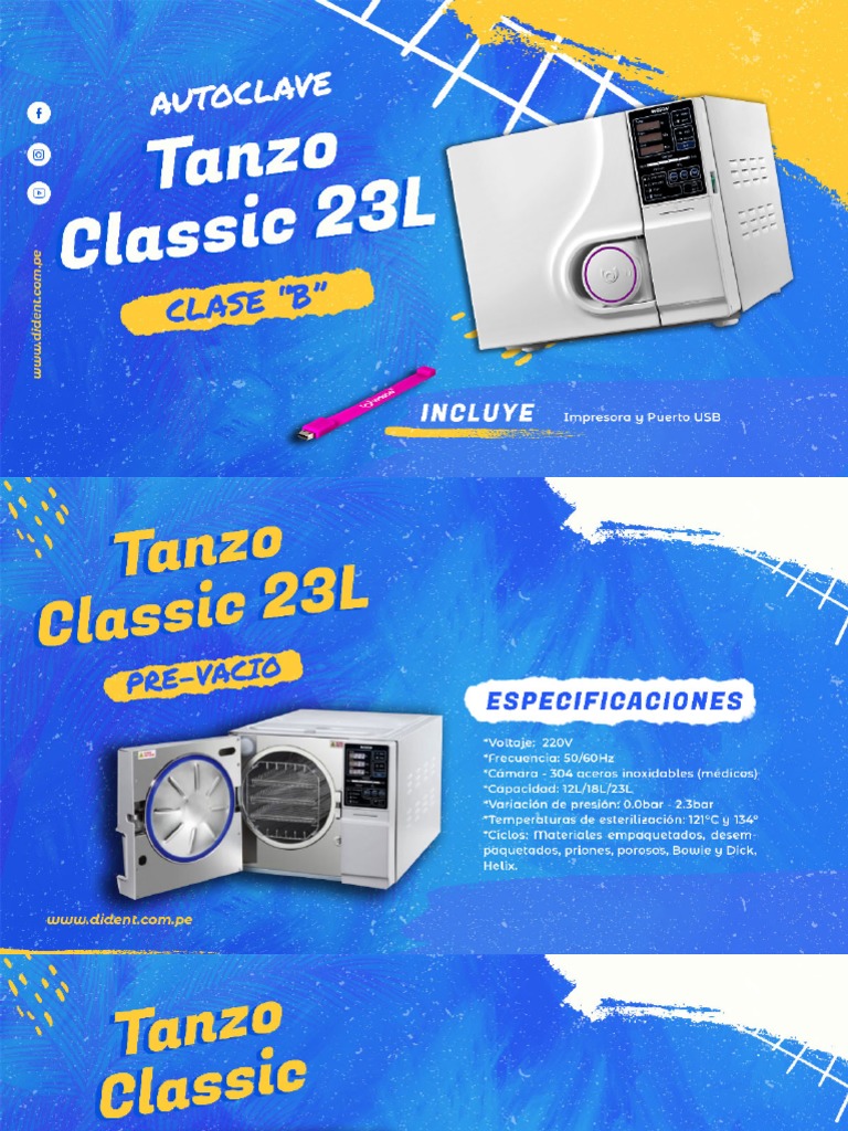 Tanzo Classic 23L Woson | PDF