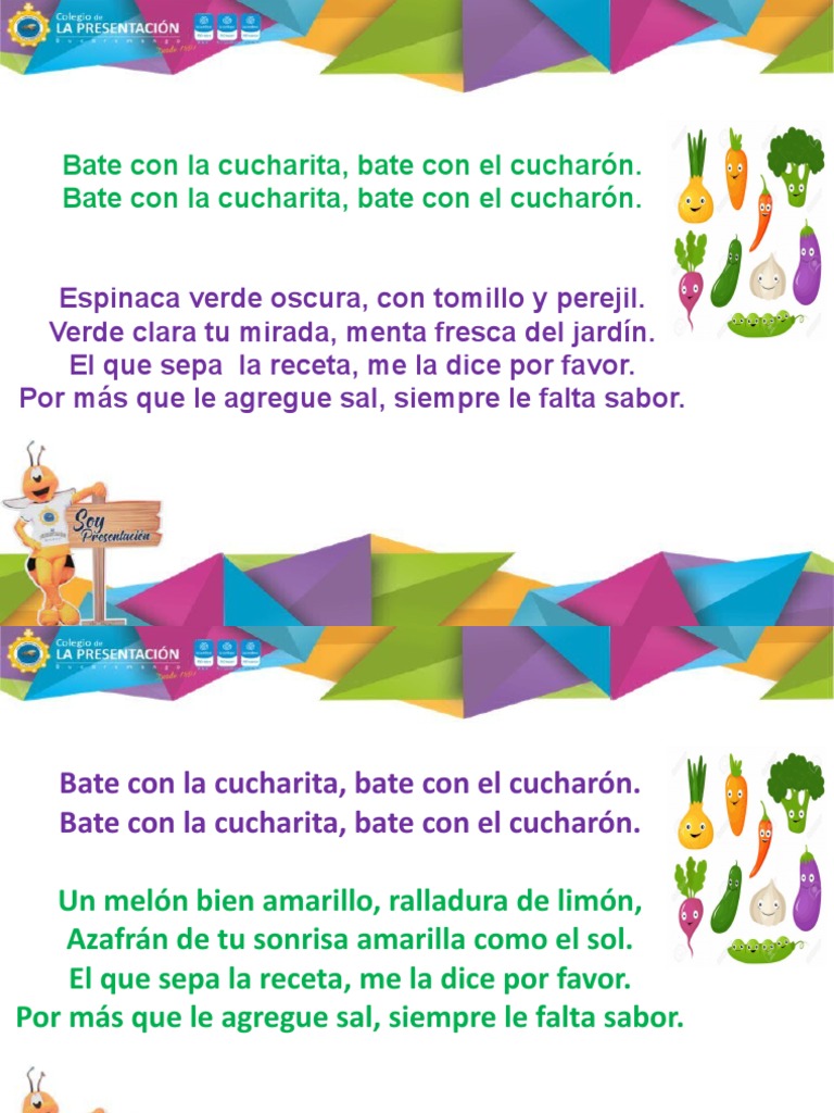 Actividad 1S Bate Con La Cucharita | PDF