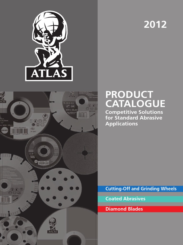 Atlas 2012 European Catalogue | PDF | Abrasive | Grinding (Abrasive ...