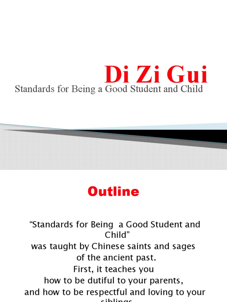 Understanding Di Zi Gui Principles | PDF | Science | Philosophical Science