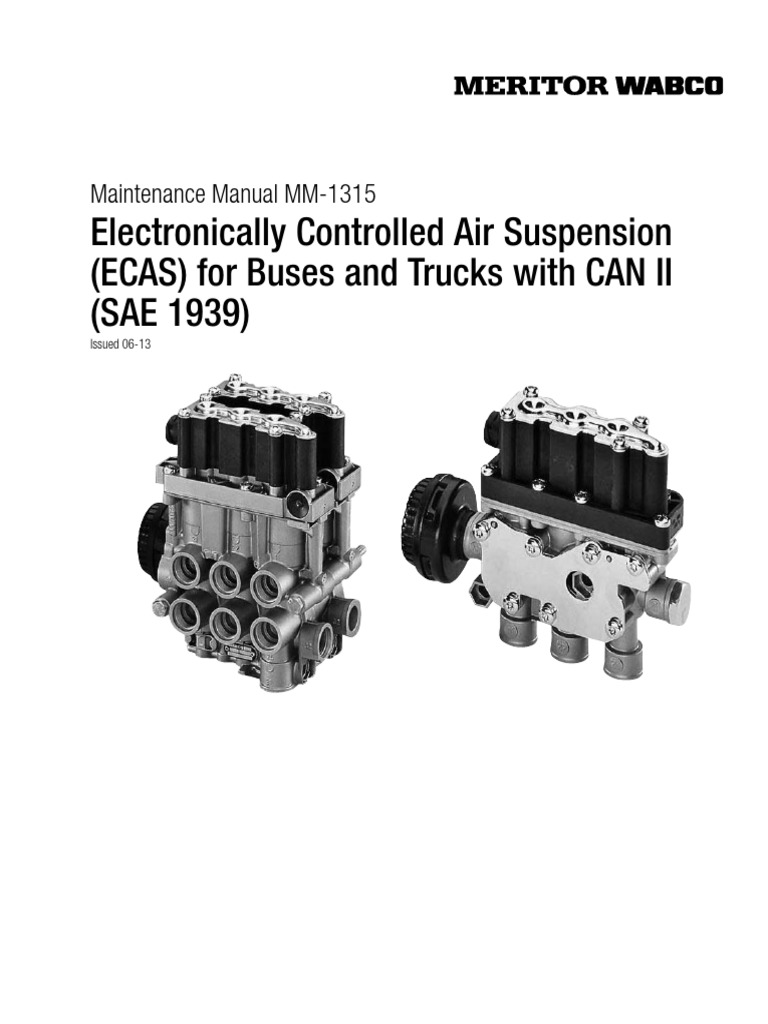 Electronically Controlled Air Suspension (ECAS) For Buses and Trucks ...