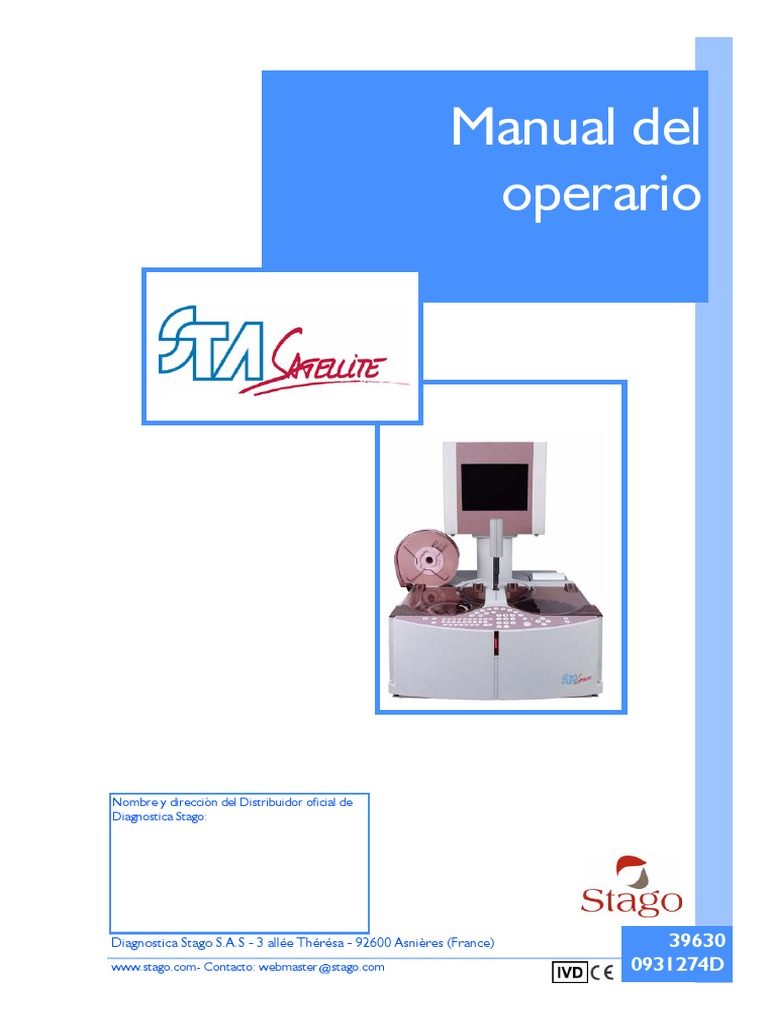 Manual Usuario STA Satellite | PDF | Residuos | Laboratorios