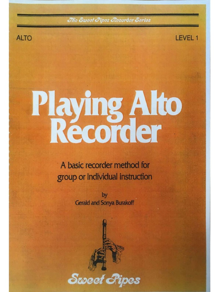 Alto Recorder Guide | PDF