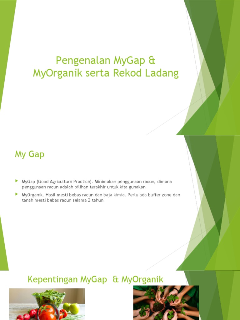 Pengenalan MyGap & MyOrganik Serta Perekodan Ladang | PDF