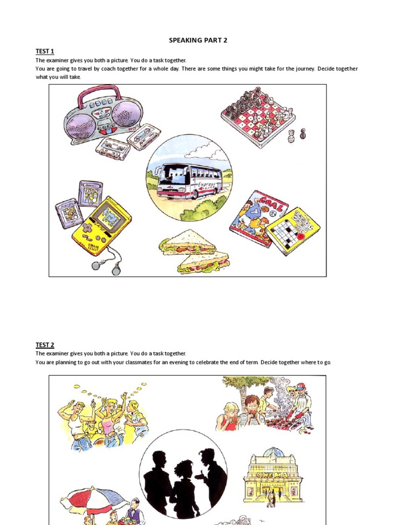 PET Speaking Part 2 | PDF